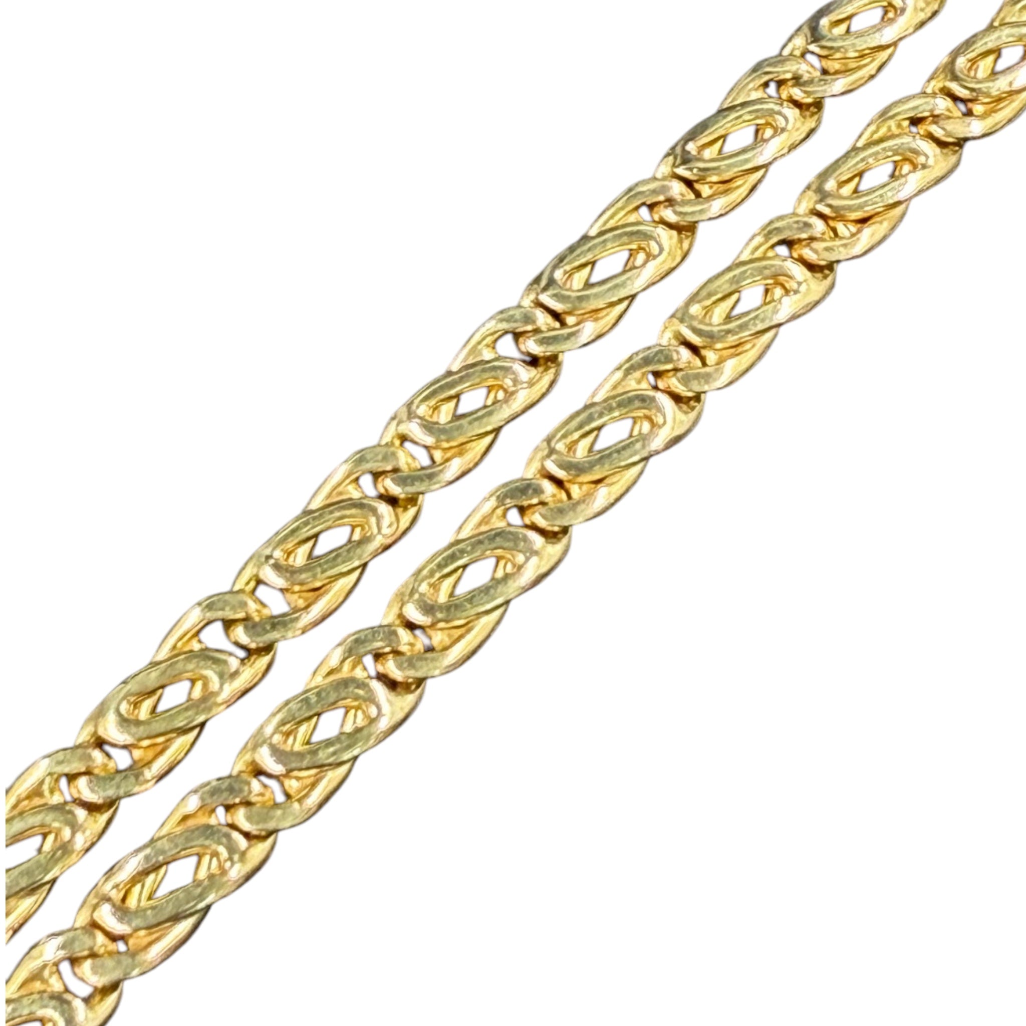Cadena tejido egipcio Oro 10k – Joyeria Victoria Gdl
